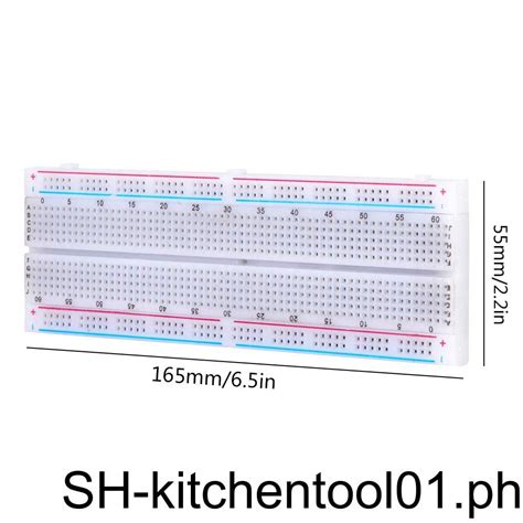 830 Tie Points Breadboard Cable Jump Wire Resistor Capacitor Led Potentiometer Buzzer Transistor