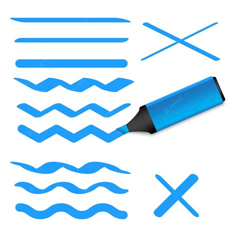 Premium Vector Vintage Blue Marker Vector Pattern Grunge Texture