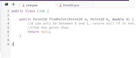 Solved Find The Point You Are To Create Two Classes Point2d