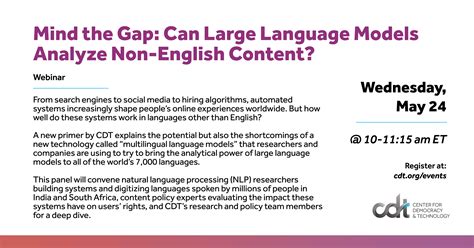 Mind The Language Gap Nlp Researchers And Advocates Weigh In On