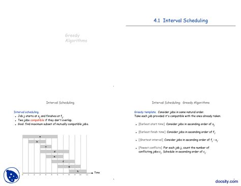 Greedy Algorithms Algorithm Design And Data Representation Lecture Slides Docsity