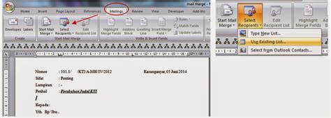 TUTORIAL MEMBUAT MAIL MERGE LOTUS