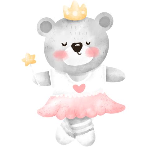 Dancing Bear Watercolor 11908282 Png