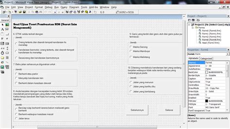 Contoh Program Visual Basic 60 Menggunakan If Then Dan Select Case