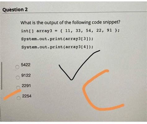 Solved What Is Output Of Following Statements Int Chegg