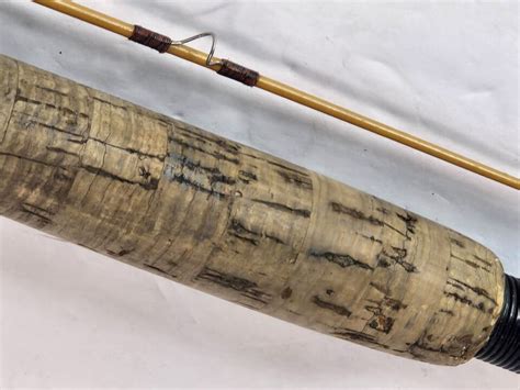 Custom Fly Rod 86 Honey Yellow Fiberglass 2 Piece 67 Wt Nice Build