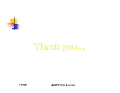 Object Oriented Databases Pdf