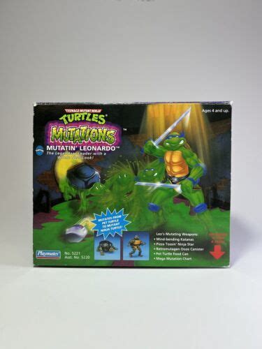 Playmates Tmnt 1992 Mutations Mutatin Leonardo Action Figure 5221 4656504667