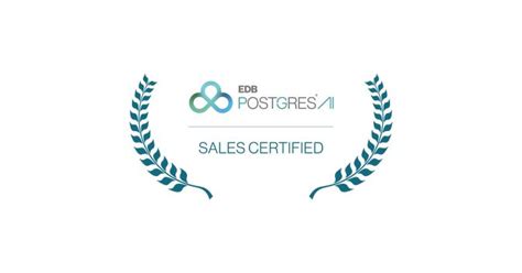Edb Postgres® Ai Sales Certification Was Issued By Edb To Hironobu