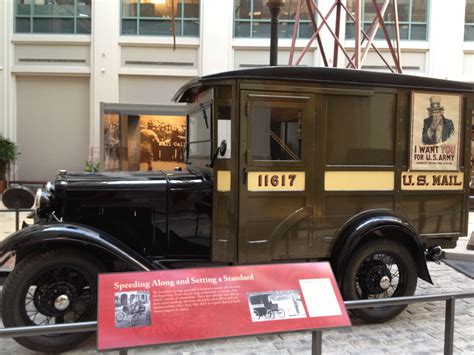 An Old Mail Truck At The National Postal Museum Photo Credit L