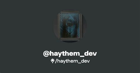 Haythemdev Instagram Tiktok Linktree