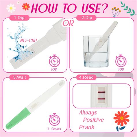 Skylety 3 Pack Fake Pregnancy Test Prank Kit Realistic
