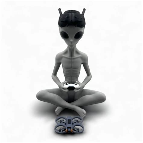 Sculptures And Artworks Stl Download Alien Fpv Pro In Our Skies