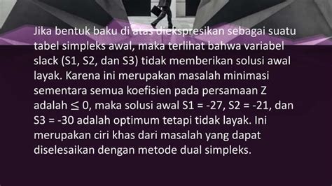 Metode Simpleks Dual PPTX Computer Software And Applications Computing