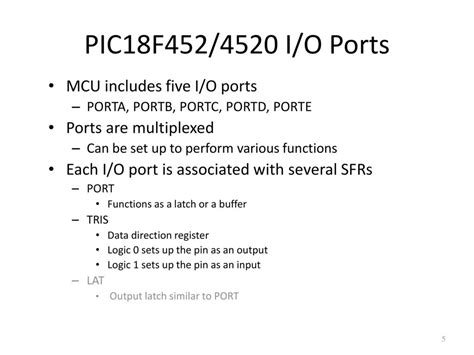 input output ports and interfacing ppt download