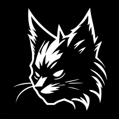 Premium Vector Wildcat Minimalist And Flat Logo Vector Illustration