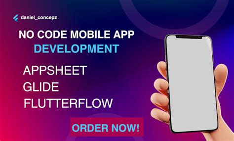 Create Appsheet Glide Flutterflow No Code App Mobile App Appsheet By