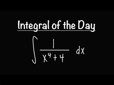 Free Video Solving Rational Function Integrals Integral Of The Day