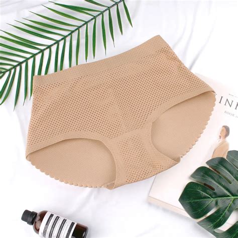 높은 품질 중간 허리 여성 원활한 속옷 새로운 모델 레이디 거짓 엉덩이 패딩 팬티 Buy 가짜 엉덩이 패딩 팬티패딩 엉덩이 팬티 구멍newstyle 패딩 엉덩이 팬티