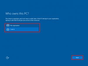 Windows 10 How To Go Through Windows Initial Setup