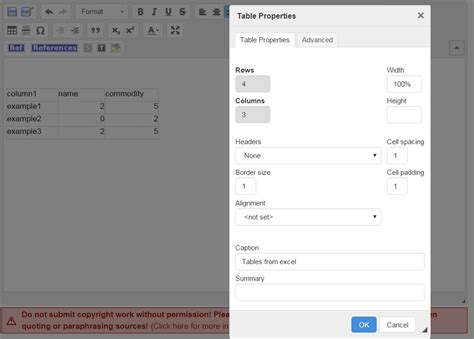 Import Tables From Excel Energypedia