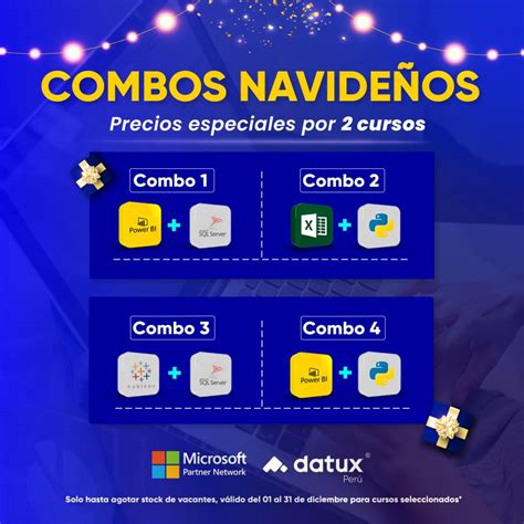 Datux Perú En Linkedin Datux Powerbi Cursos Sql Python Tableau