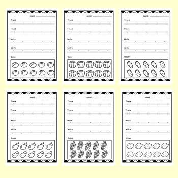 Back To Babe Writing Numbers Tracing Numbers By Sirin TPT
