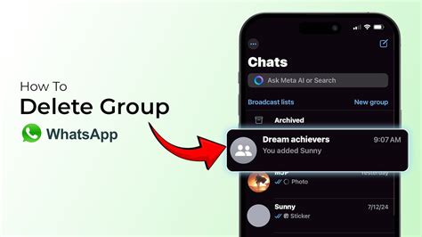 How To Delete Group In Whatsapp Youtube