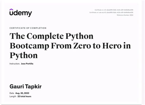 gauri tapkir on linkedin udemycertification pythonprogramming