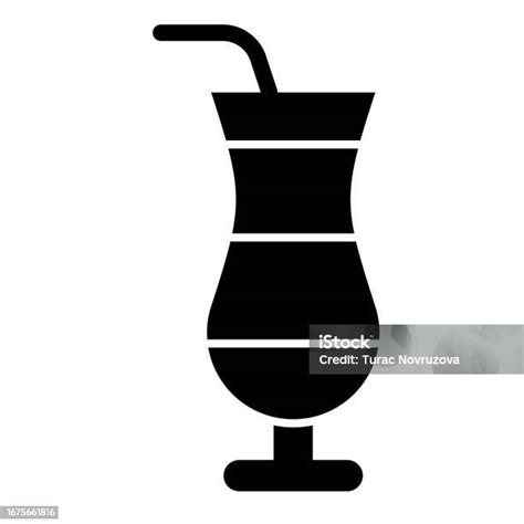 칵테일 솔리드 아이콘 음료 개념 흰색 배경에 허리케인 유리 사인의 칵테일 글리프 스타일의 모바일 컨셉 웹 디자인의 여름 칵테일 아이콘 벡터 그래픽 0명에 대한 스톡 벡터