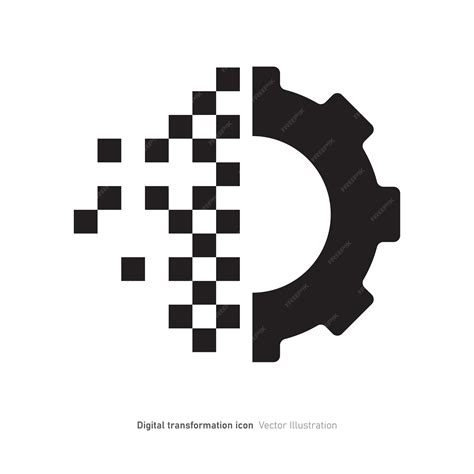Premium Vector Digital Transformation Icon Design Vector Illustration Premium Vector Digital Transformation Icon Design Vector Illustration