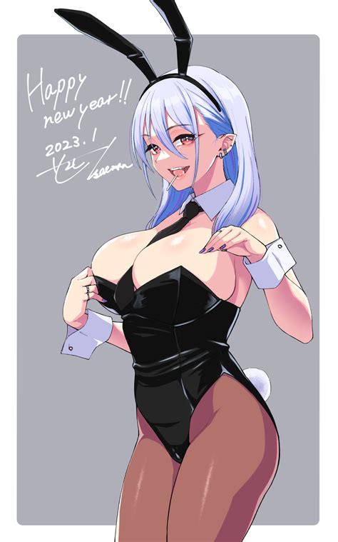 Saemon Tonpura Original Highres 1girl Animal Ear Hairband Animal