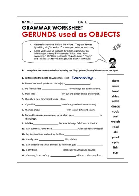 Gerunds Used As Objects 6045889 Susieflores Live
