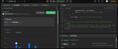 Leetcode Coding Cplusplus Developer Problemsolving 100daysofcode