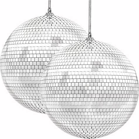 The Dreidel Company Mirror Disco Ball 8 Inch 2 Pack