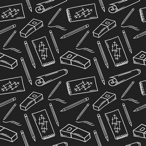 Premium Vector Artist Seamless Pattern Doodle Artist Tool Artist Background Wallpaper Seamles