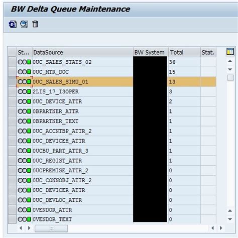 SAP ISU ABAP Unbilled Revenue Step RSA BW Delta Queue Maintenance