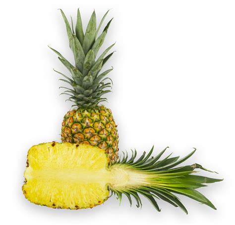 Yellow Juicy Ripe Pineapple Isolated Cut Out 10985850 Png