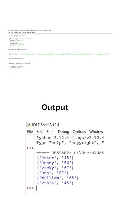 Python Mysql Join👌 Youtube
