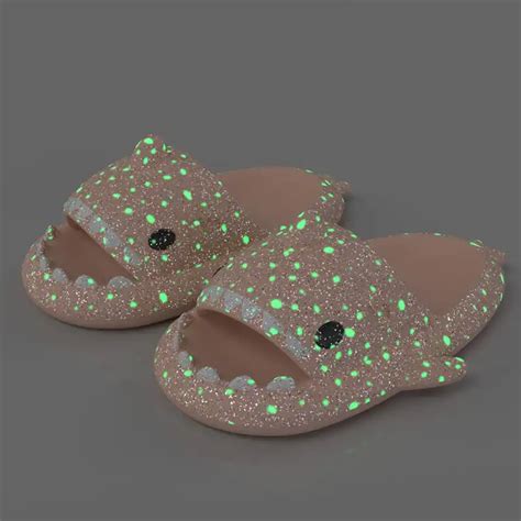 Luminous Shark Slides For Adult People Creamshark