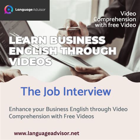English Job Names Interview