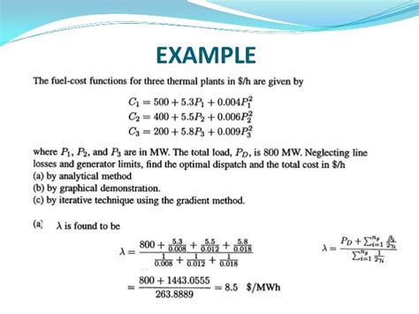 Economic Load Dispatch