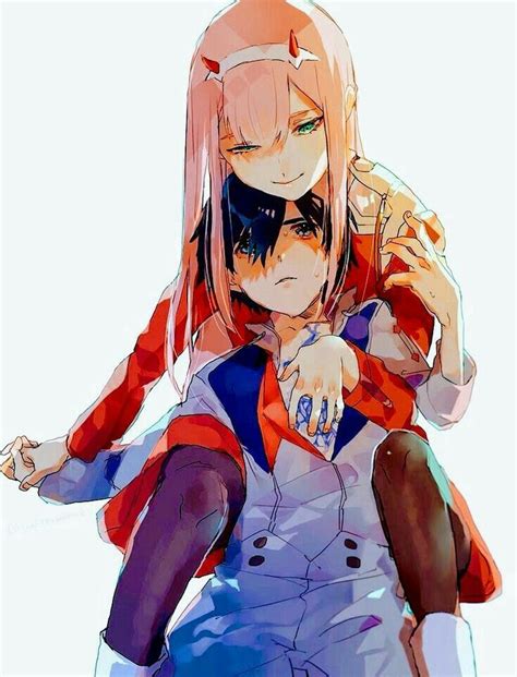 Pin En 『zero Two [ 0 0 2 ]』 Chica Anime Dibujos Anime Parejas Chicas Anime