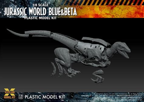 Jurassic World Dominion Velociraptor Blue And Beta 18 Scale Plastic