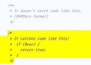 Using Regex To Find And Remove Commented PHP Code And Improve Readability
