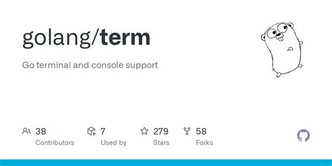 github golang term go terminal and console support