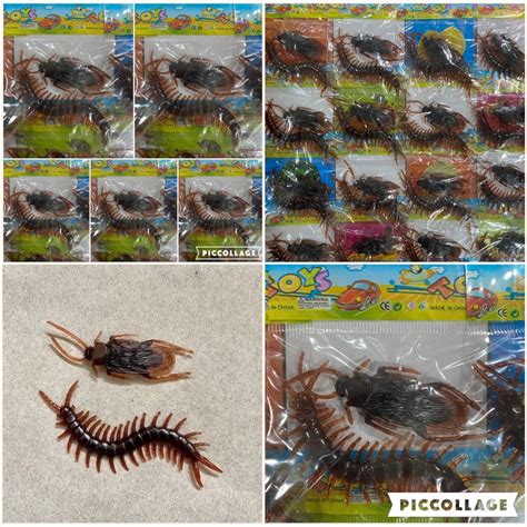 Brown Cockroach Centipede Trick Toy And Prank Toy Ipis Toy Alupihan Toy Shopee Philippines