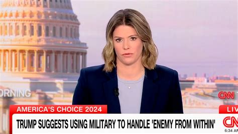 Cnn Anchor Kasie Hunt Left Lost For Words By Trumps ‘enemy Within