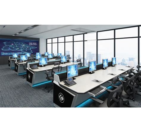 Security Dispatch Console Furniture Security Command Center Monitoring Table Control Room Desk