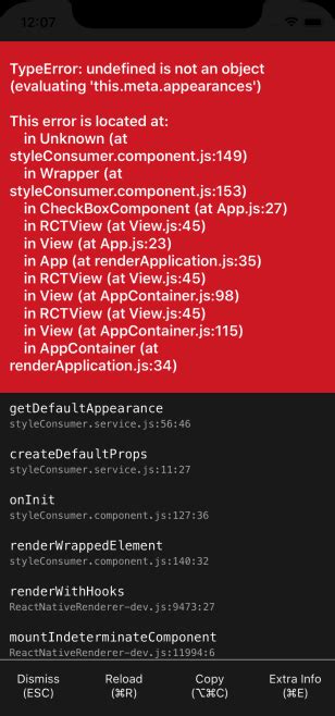 Undefined Is Not An Object Evaluating This Meta Appearances Issue Akveo React